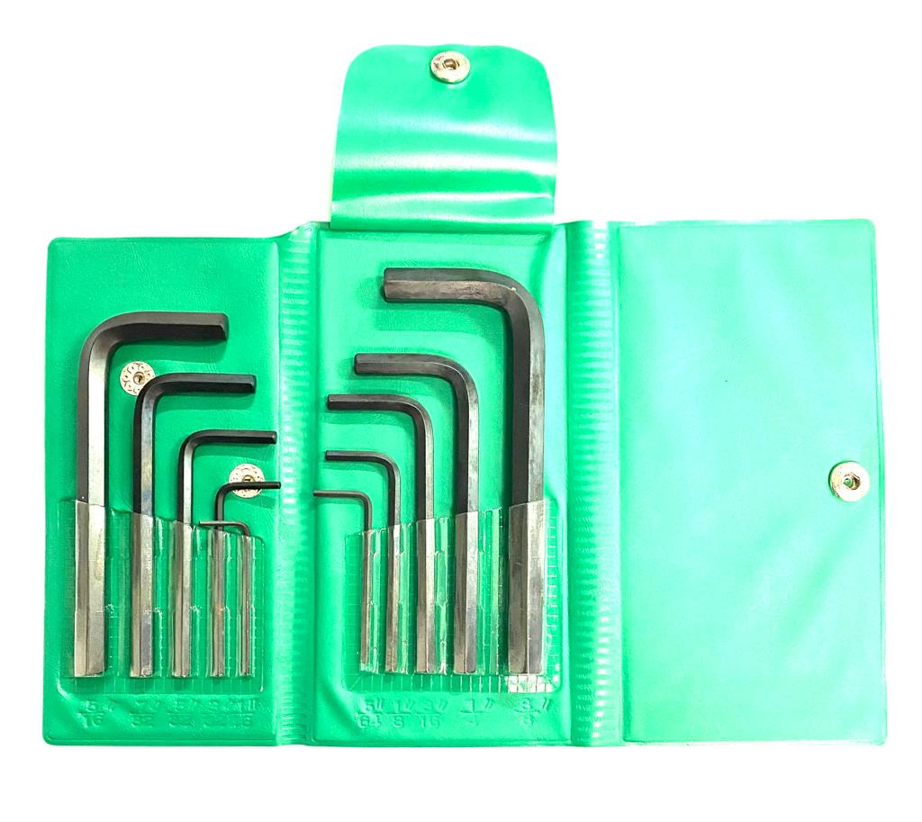 Nitoyo-Short Hex Key Set 10pc(Inches) | EC Industrial Parts