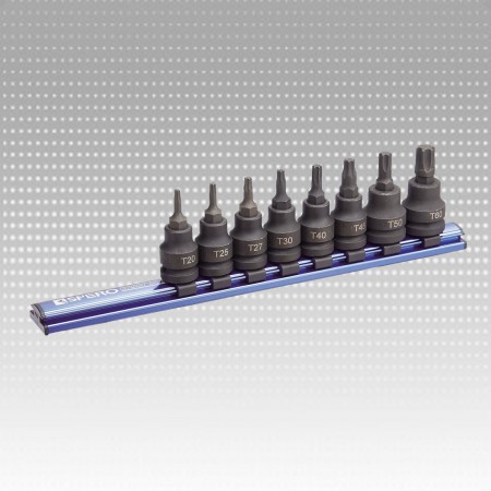 Spero- Impact Torx Bit Socket Magnetic Rail Set 1/2″Dr. 8pc M/M | EC ...