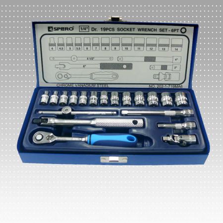 Spero-Socket Set 1/4″Dr.X19pc M/M | EC Industrial Parts