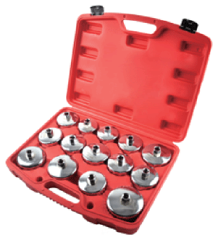Clip-On Cup Type Oil Filter Wrench Set 14pcs | EC Industrial Parts